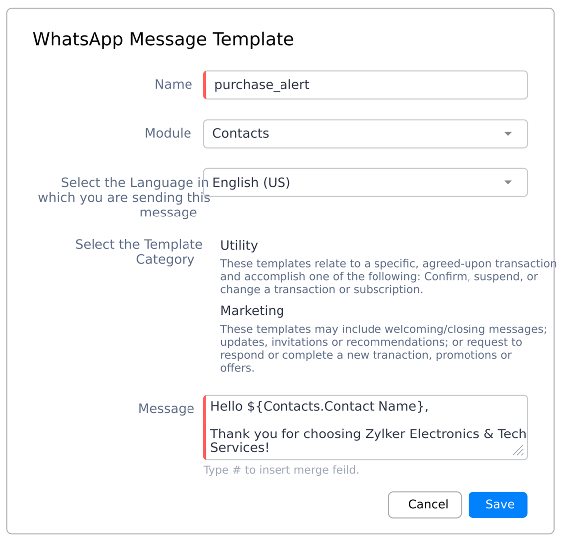 Whatsapp Business Cloud Api Ve Zoho Crm Entegrasyonu Cloudyflex